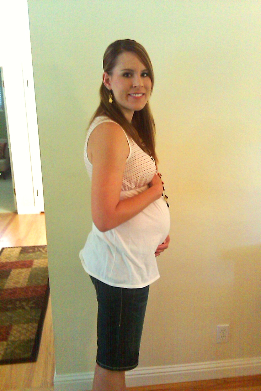 One Lucky Blind Date: 20 Week Ultrasound & 21 Week Baby Bump