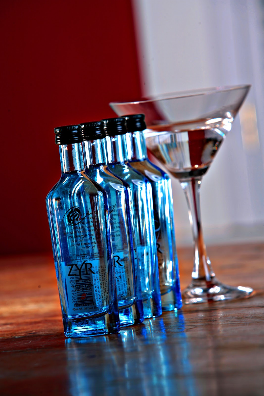 Domaine Donovino: Zyr Vodka in 50ml Bottles