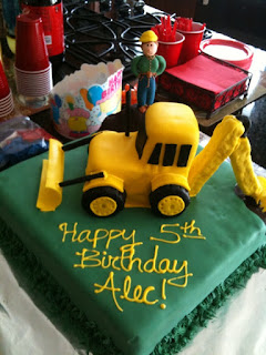 Jilly's Takes the Cake: Backhoe Cake