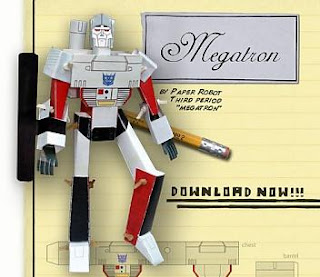 Megatron Papercraft | Papercraft Modeling
