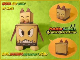 Mario & Luigi: Blitty Papercraft | Papercraft Paradise | PaperCrafts ...
