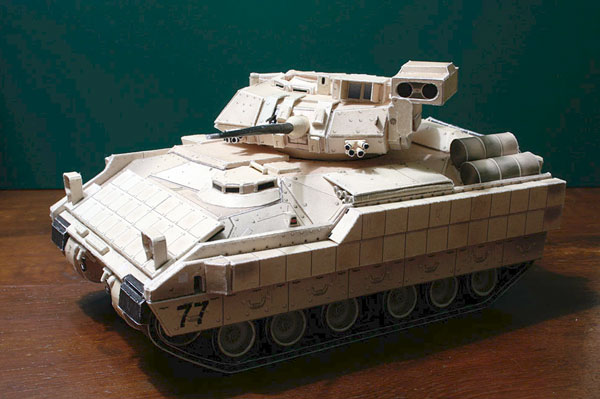 M2A2 Bradley Fighting Vehicle Papercraft | Papercraft Paradise ...