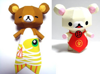Relax Bear Papercrafts: Rilakkuma & Korilakkuma | Papercraft Paradise ...