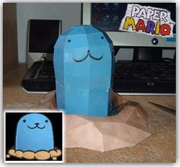 Paper Mario Papercraft: Whacka | Papercraft Paradise | PaperCrafts ...