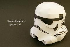 Star Wars: Stormtrooper Helmet Papercraft | Papercraft Paradise ...