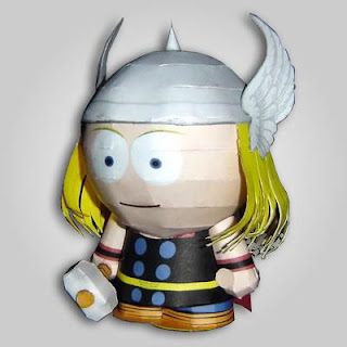 Park Heroes: Thor Papercraft | Papercraft Paradise | PaperCrafts ...