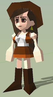 FF VII: Tifa Lockhart Papercraft | Papercraft Paradise | PaperCrafts ...
