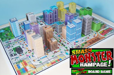 Smash Monster Rampage Board Game Papercraft | Papercraft Paradise ...