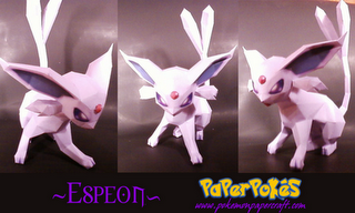 Pokemon: Espeon Papercraft