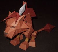 Final Fantasy VII: Red XIII Papercraft | Papercraft Paradise ...