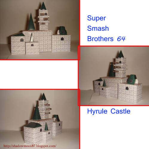 Hyrule Castle Papercraft | Papercraft Paradise | PaperCrafts | Paper ...