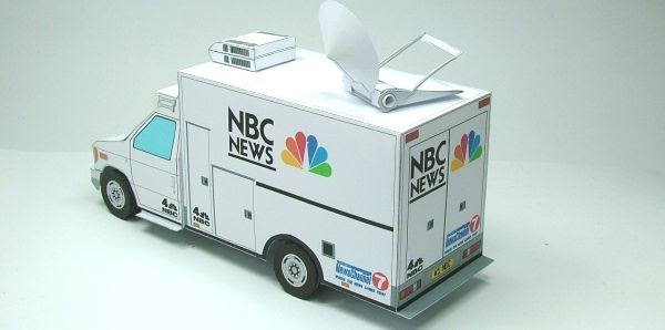 NBC News Van Papercraft | Papercraft Paradise | PaperCrafts | Paper ...