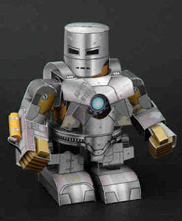 SD Iron Man Mark I Papercraft | Papercraft Paradise | PaperCrafts ...
