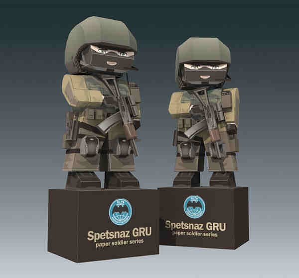 Spetsnaz GRU Papercraft | Papercraft Paradise | PaperCrafts | Paper ...
