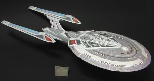 Star Trek: Sovereign Class Starship Papercraft | Papercraft Paradise ...
