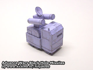 Advance Wars Papercraft: Black Hole Missile & Rockets | Papercraft ...