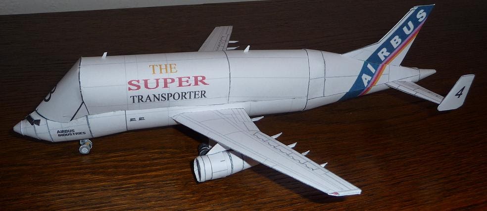 Airbus A300-600ST Beluga Papercraft - Super Transporter | Papercraft ...
