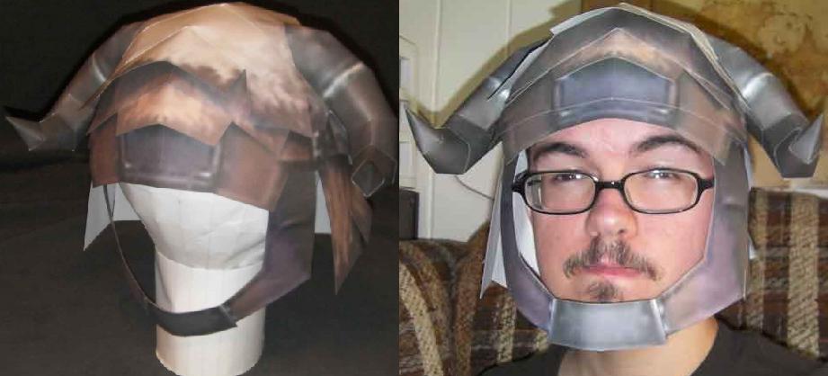 Final Fantasy XI: Beast Helmet Papercraft | Papercraft Paradise ...