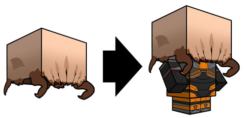 Manga Anime: Half-Life Papercraft: Gordon Freeman