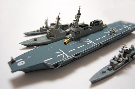 DDH-181 Hyuga Class Helicopter Destroyer Papercraft | Papercraft ...