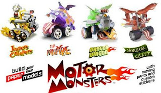 Motor Monsters Papercraft | Papercraft Paradise | PaperCrafts | Paper ...