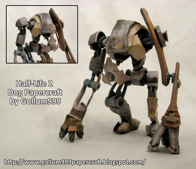 Half-Life 2: Dog Papercraft 2 | Papercraft Paradise | PaperCrafts ...