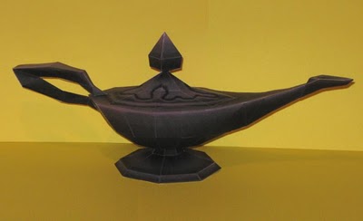 Kingdom Hearts: Jafar's Black Lamp Papercraft | Papercraft Paradise ...