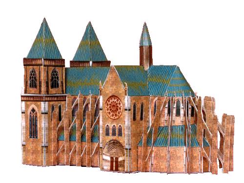 Notre Dame Cathedral Papercraft | Papercraft Paradise | PaperCrafts ...