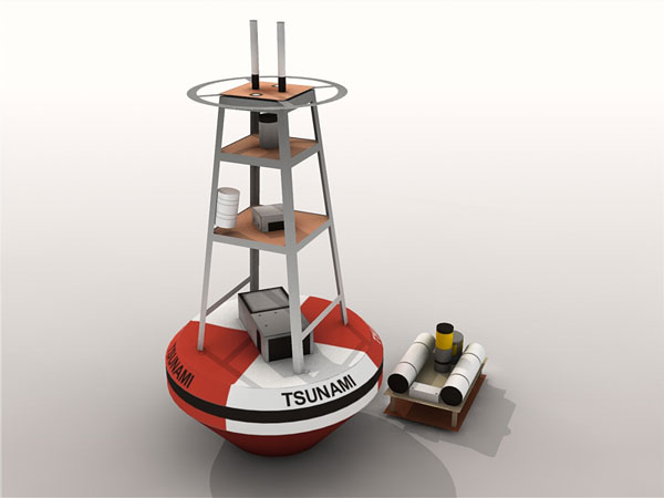 Tsunami Buoy Papercraft | Papercraft Paradise | PaperCrafts | Paper ...