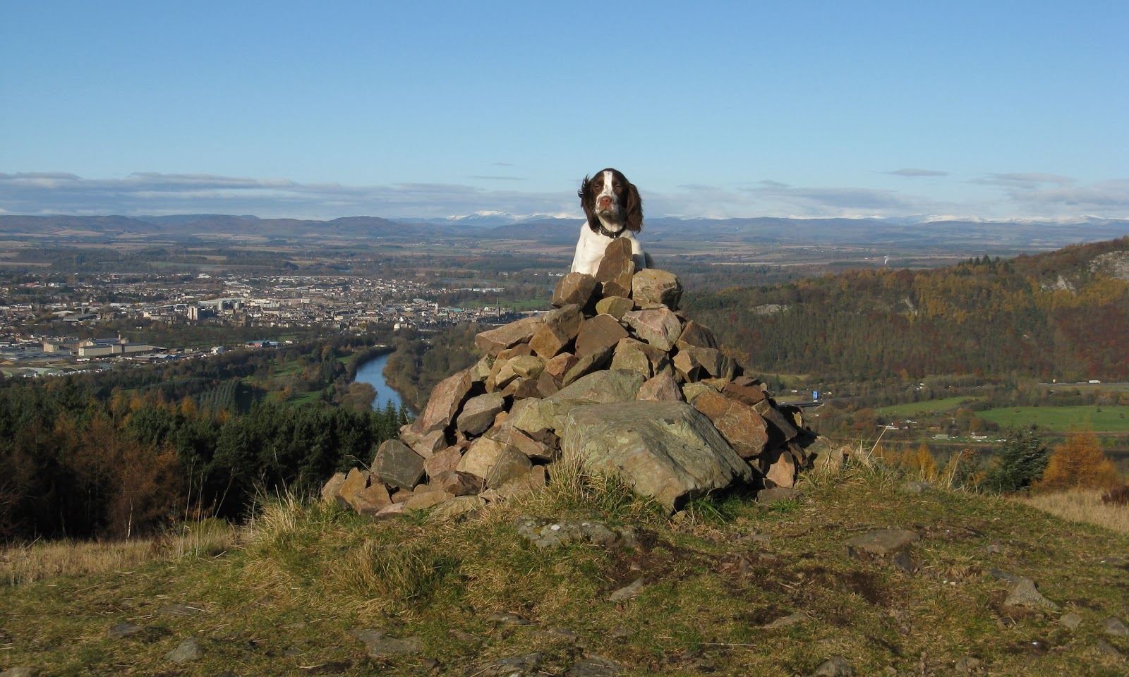 Neil's Hillwalking Exploits: Moncreiffe Hill, Ben's first Marilyn