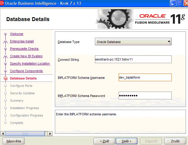 Czech BI/DW Blog: Instalace Oracle Business Intelligence Enterprise ...