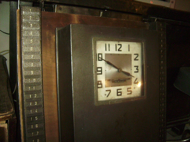 pointeuse usine industriel loft atelier ancien Enregistreuse Lambert