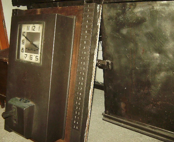 pointeuse usine industriel loft atelier ancien Enregistreuse Lambert