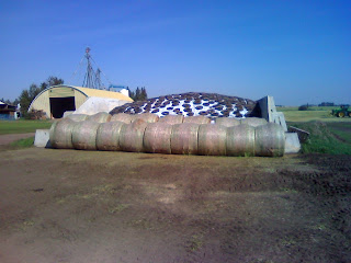 Dougs Blog: Covering the Silage Pit