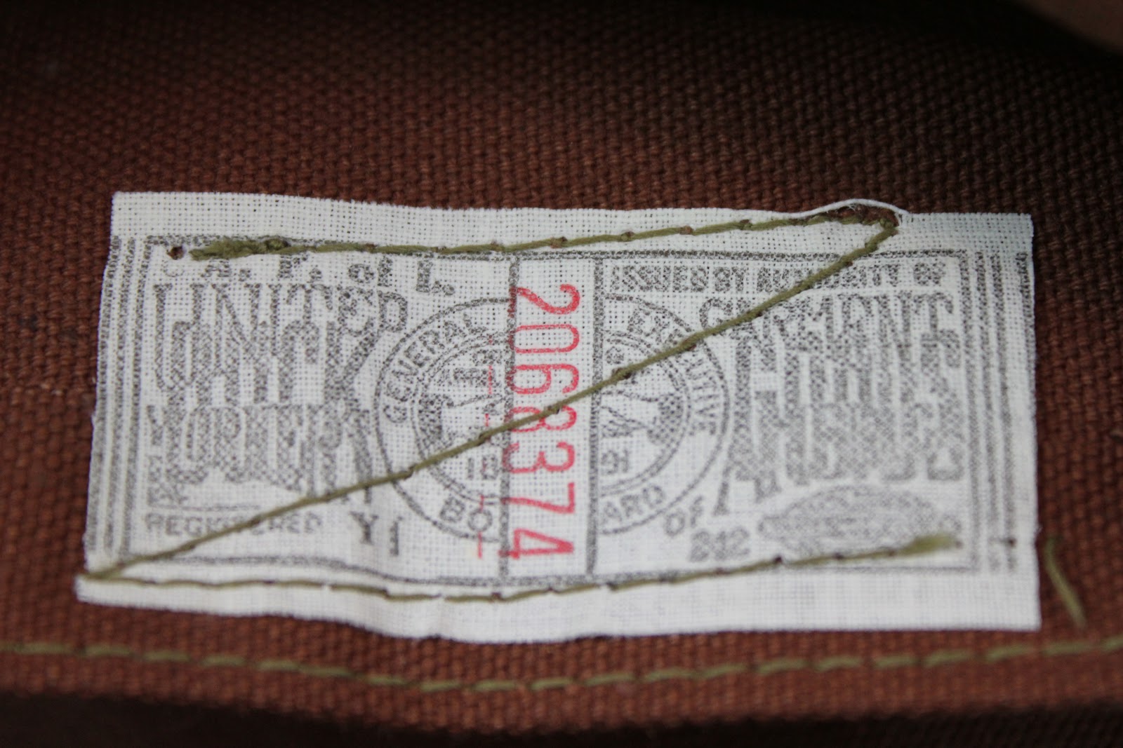 vintage workwear: Deadstock 1940's Era Carhartt Union Made Brown Duck ...