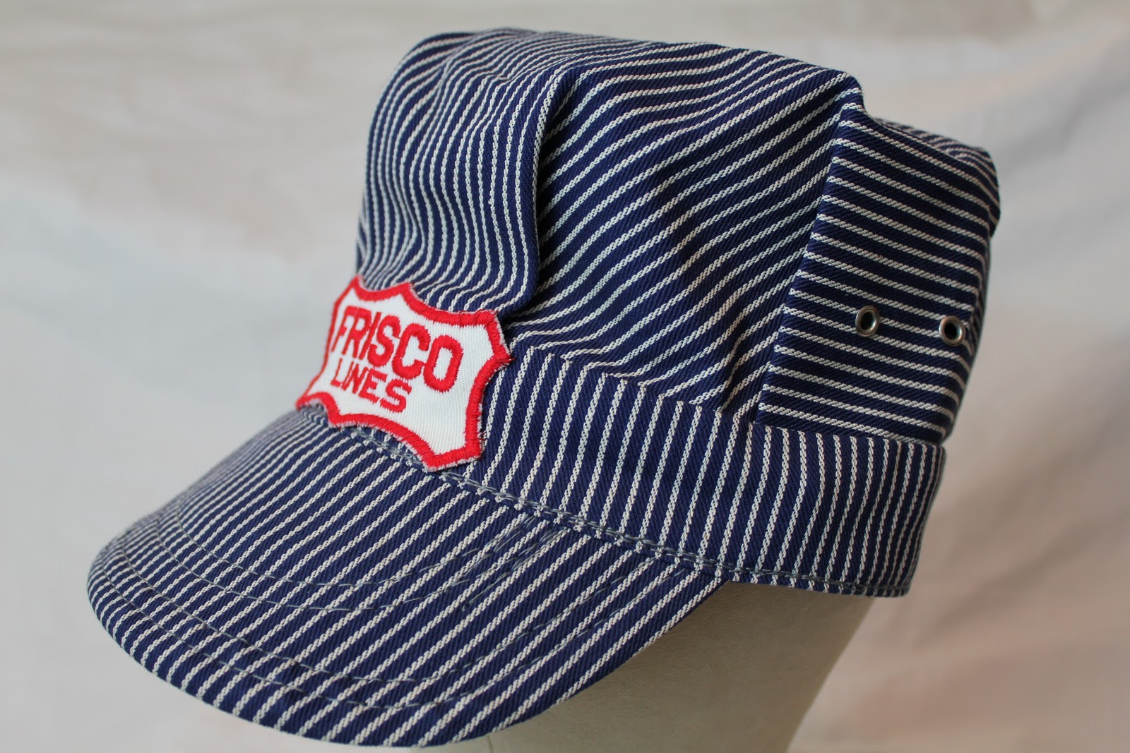 vintage workwear: UNION MADE ENGINEER and WORKMAN CAP & BURLINGTON ...