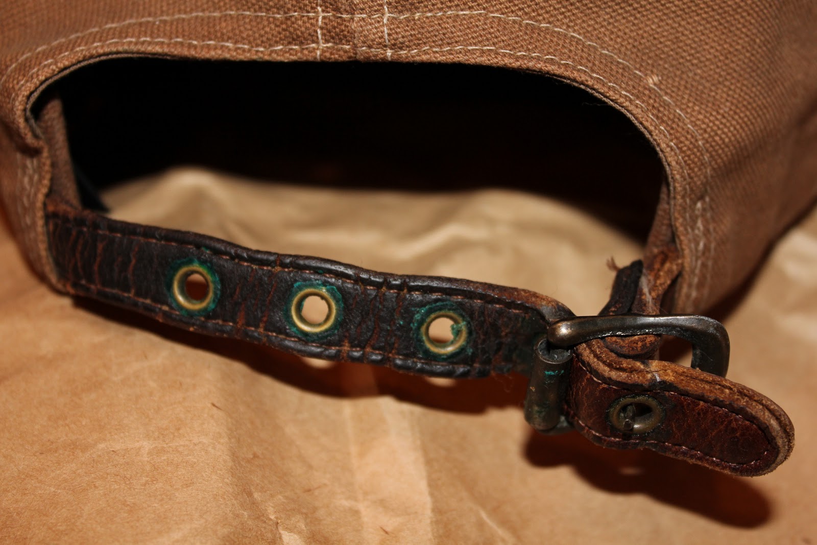 vintage workwear: Vintage RRL Work Caps circa Mid 1990's, Made in the USA