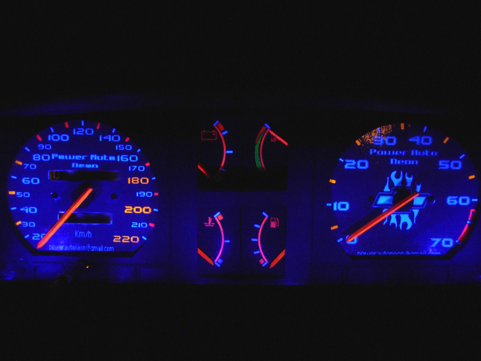 Personalização de Paineis: Painel Kadett ,Monza ,Ipanema Iluminação