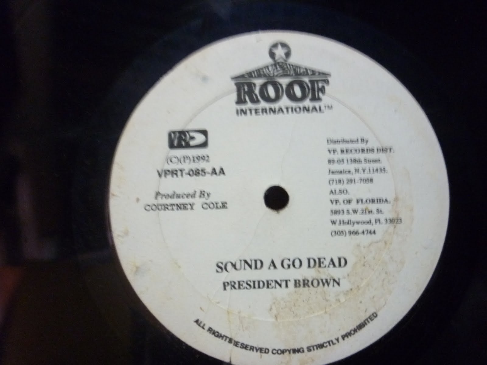 Reggae & Caribbean Music Collector: President Brown - Sound A Go Dead