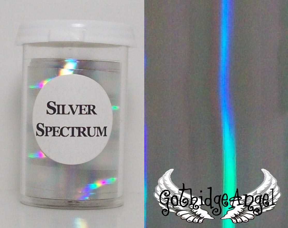 GothidgeAngel Makeup: Nail Art Foil Collection: Silver