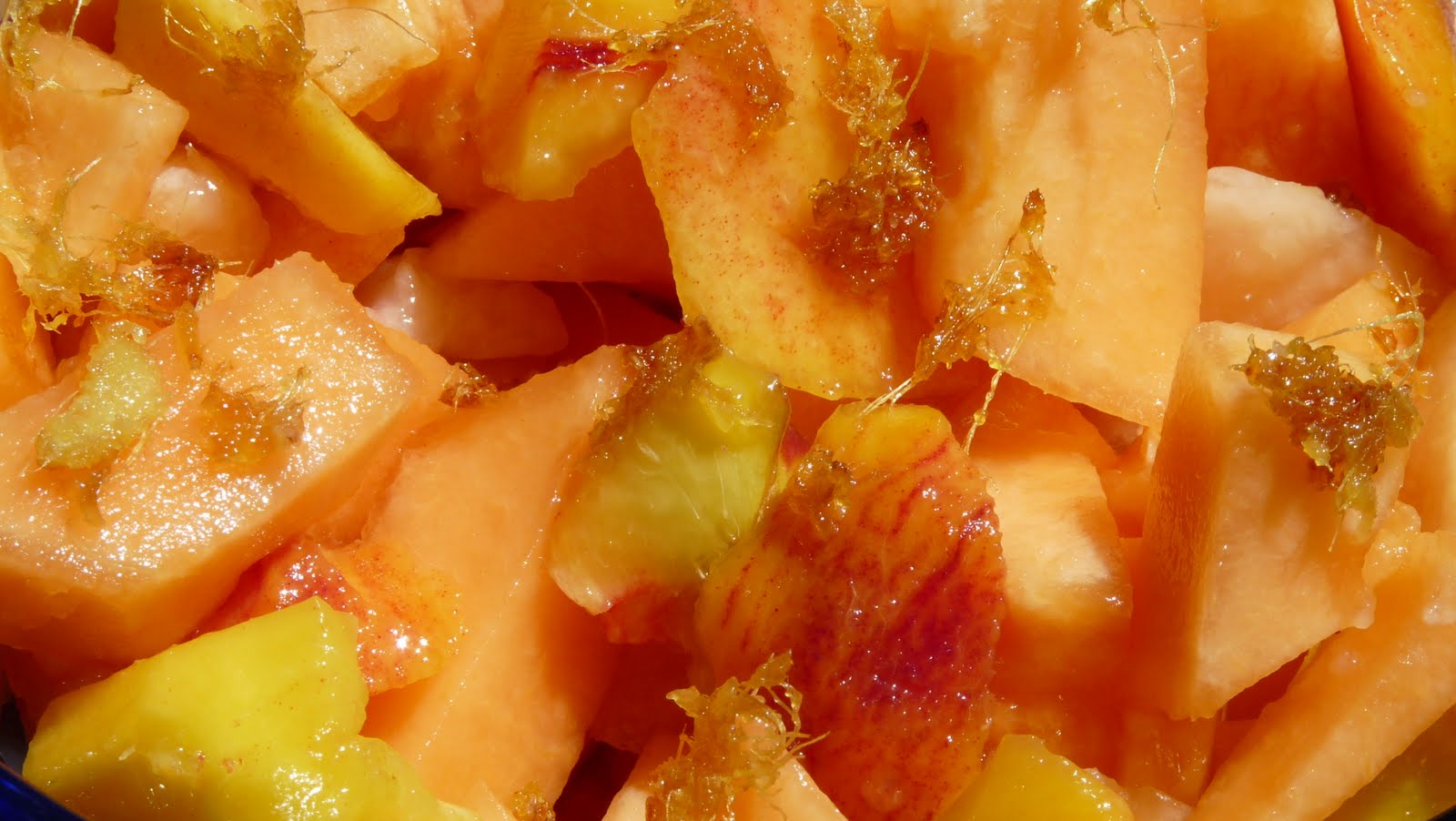 Gourmandise et Cuisine: Fruits Frais au sirop de Gingembre