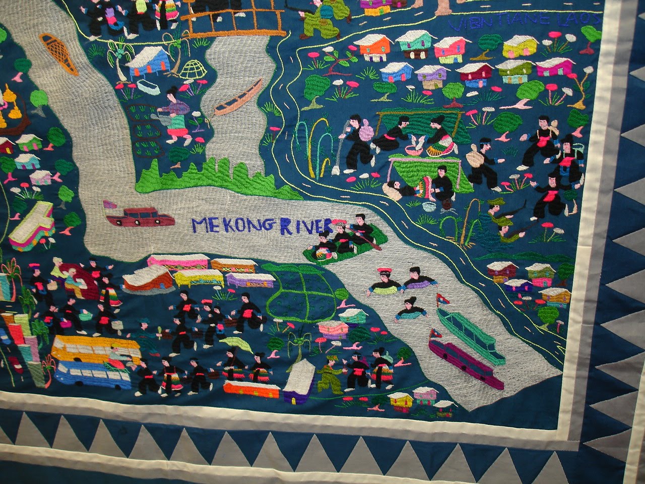 Priscilla Kibbee: Hmong Quilt for Sale, Escape to a New Life