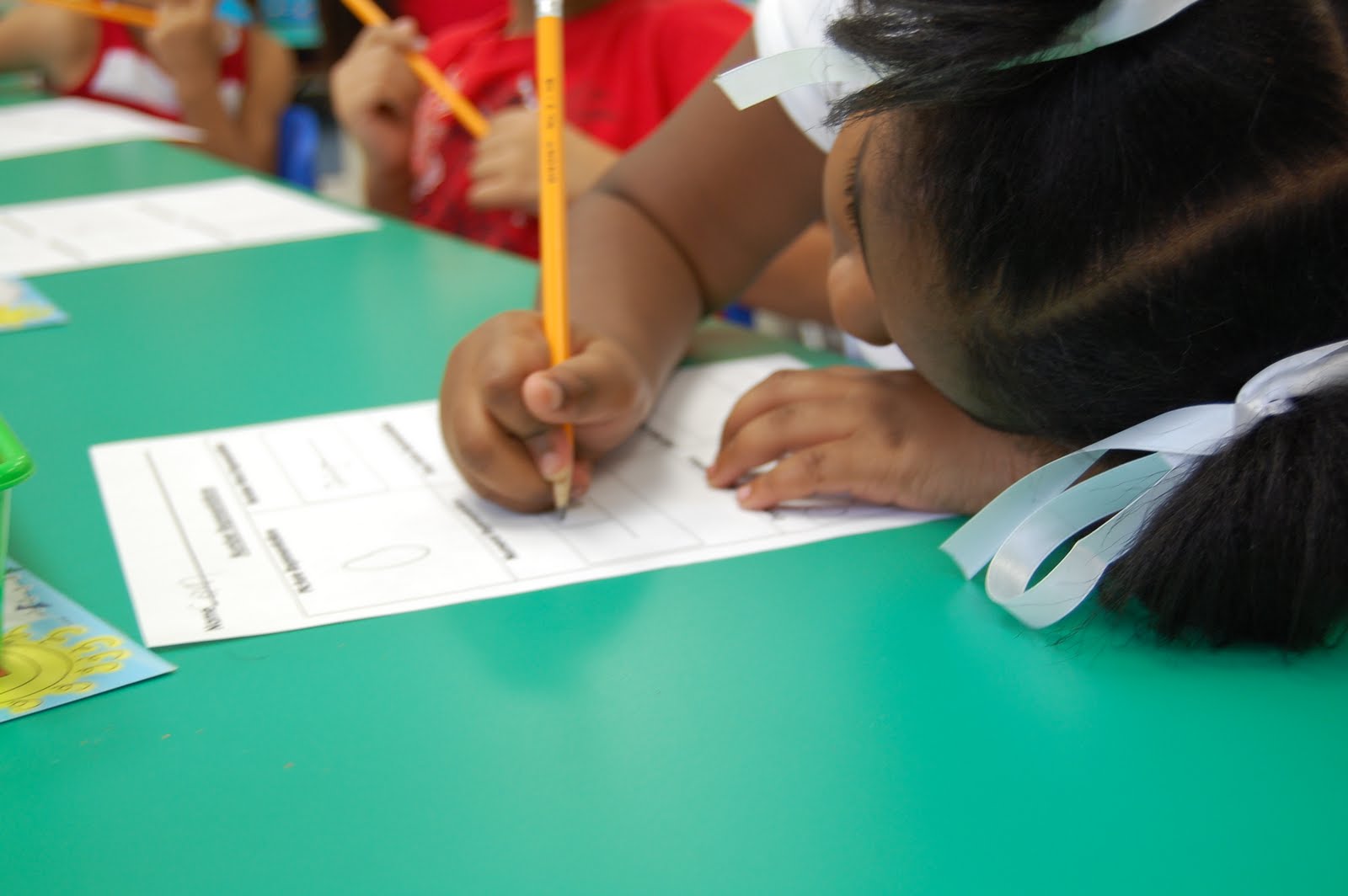 Katie Griffin's Blog: My students using the Interwrite board