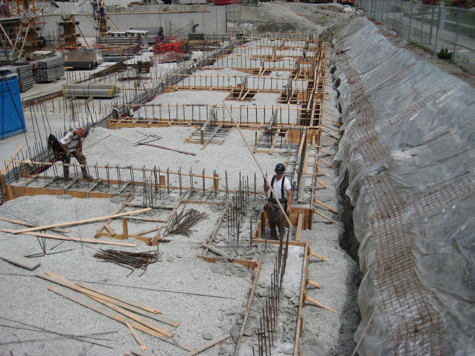 SAGE PROGRESS REPORT: Formwork in progress for Ground Floor Slab