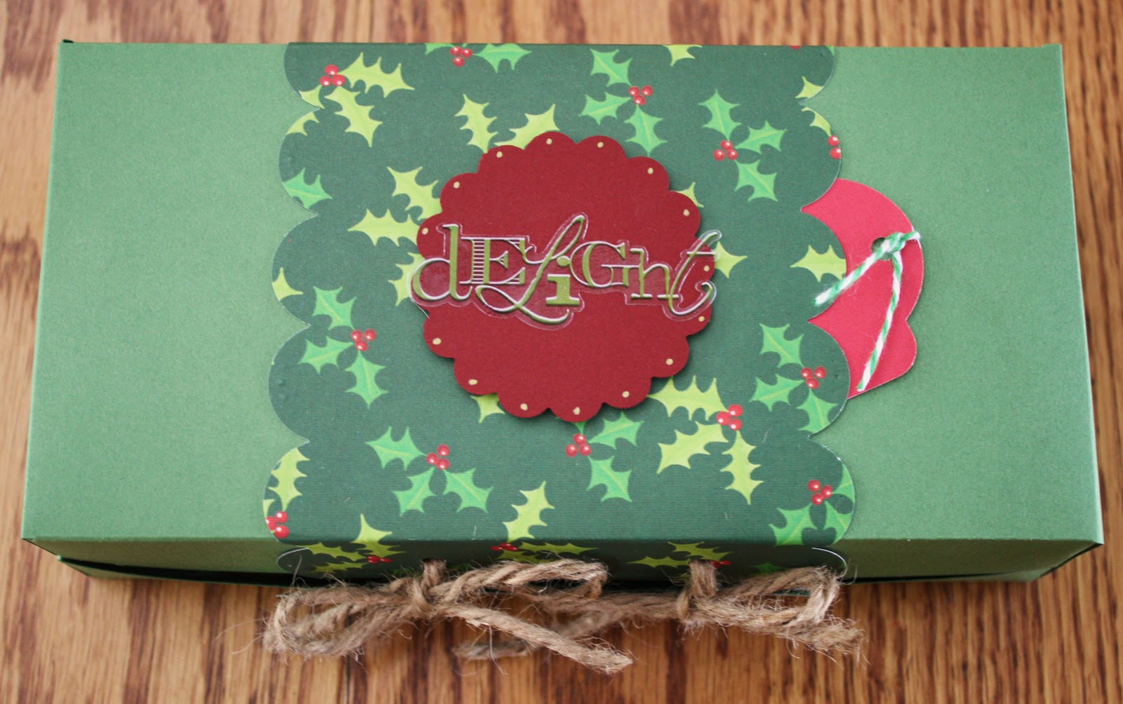 Christmas Box with Kitchen Tags! | Bits of Paper