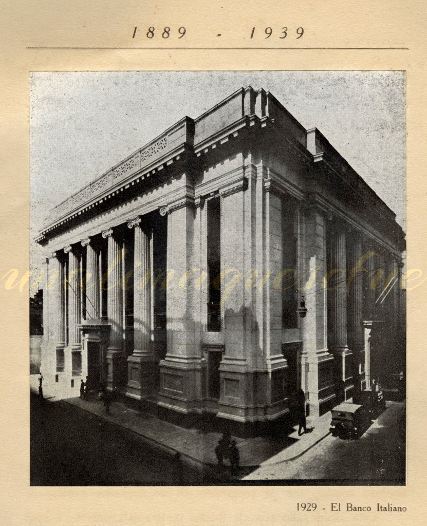 Una Lima Que Se Fue ...: FOTOS - Banco Italiano 50 Años - 1889 - 1939