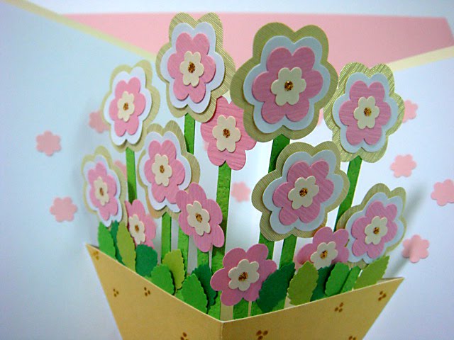 AZLINA ABDUL: Pop up flower bouquet...