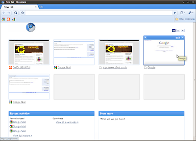 Preview Chrome/Chromium's New Tab Page - OMG! Ubuntu