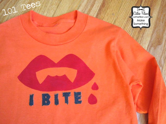 Cathie Filian: 101 Tees: I BITE Halloween Tee