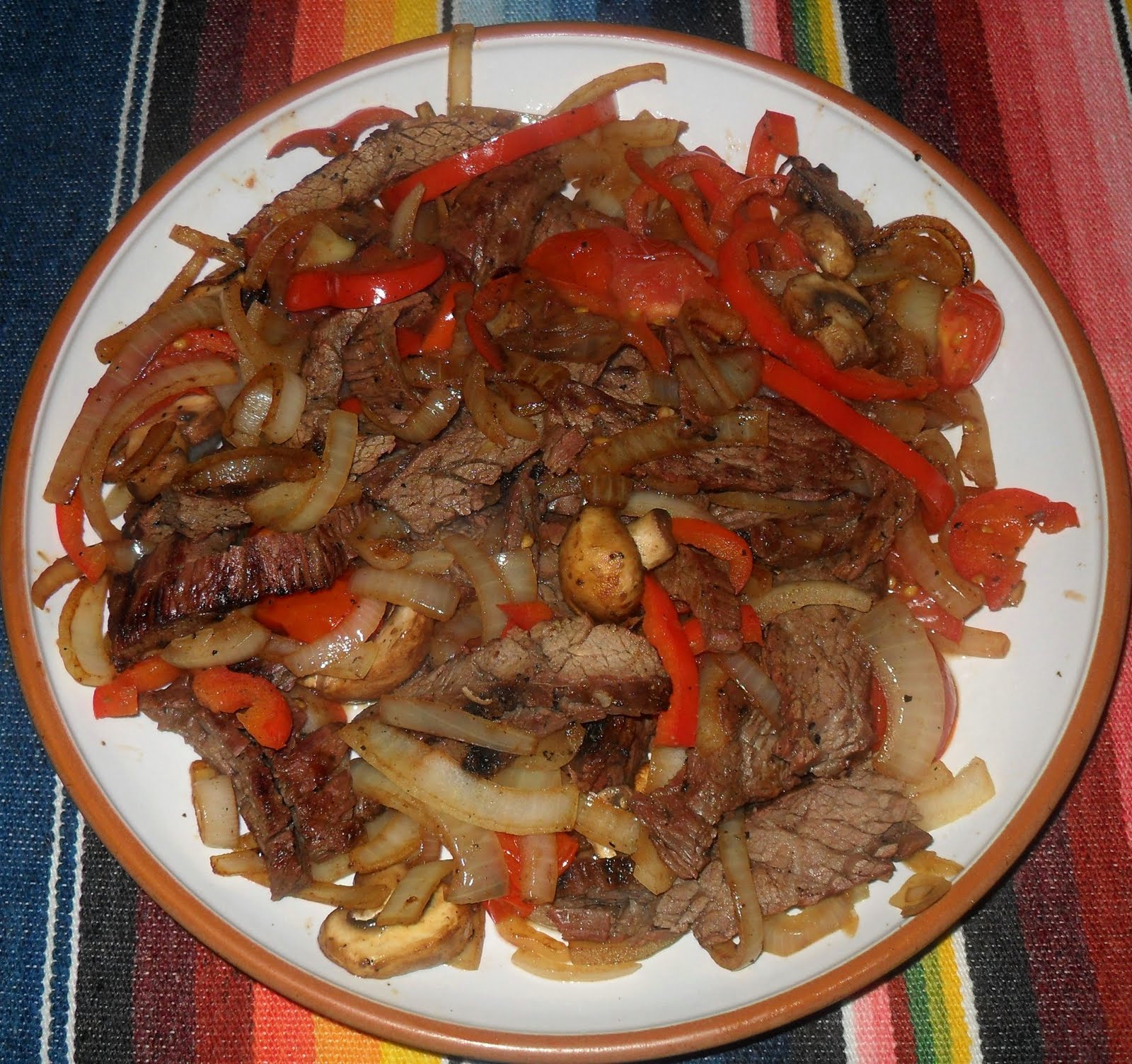 Mexican Menu 240: Javier's Beef Fajitas - 118